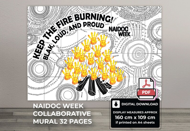 NAIDOC WEEK Aboriginal Mural Classroom Resources - Etsy