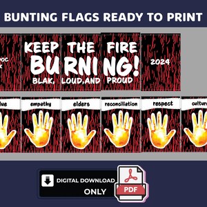 NAIDOC WEEK COLLABORATE Mural Bunting Classroom Resources - Etsy