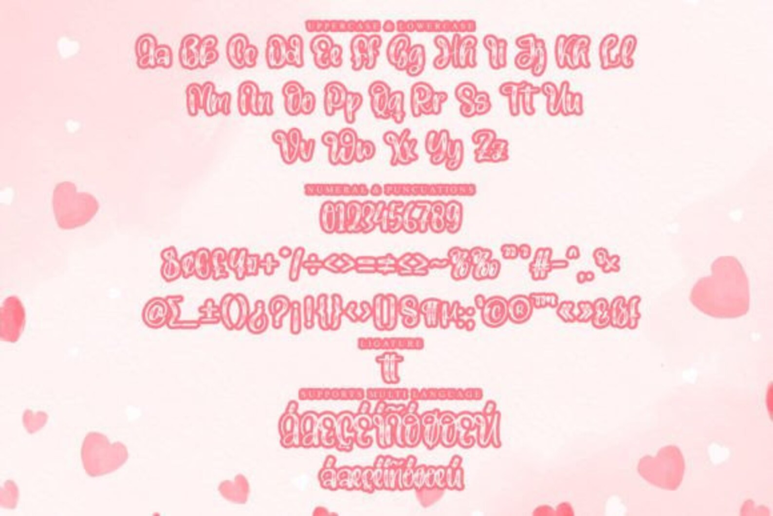 Loving Hearty Font, Script Beautiful Font, Vintage Font, Retro Font ...