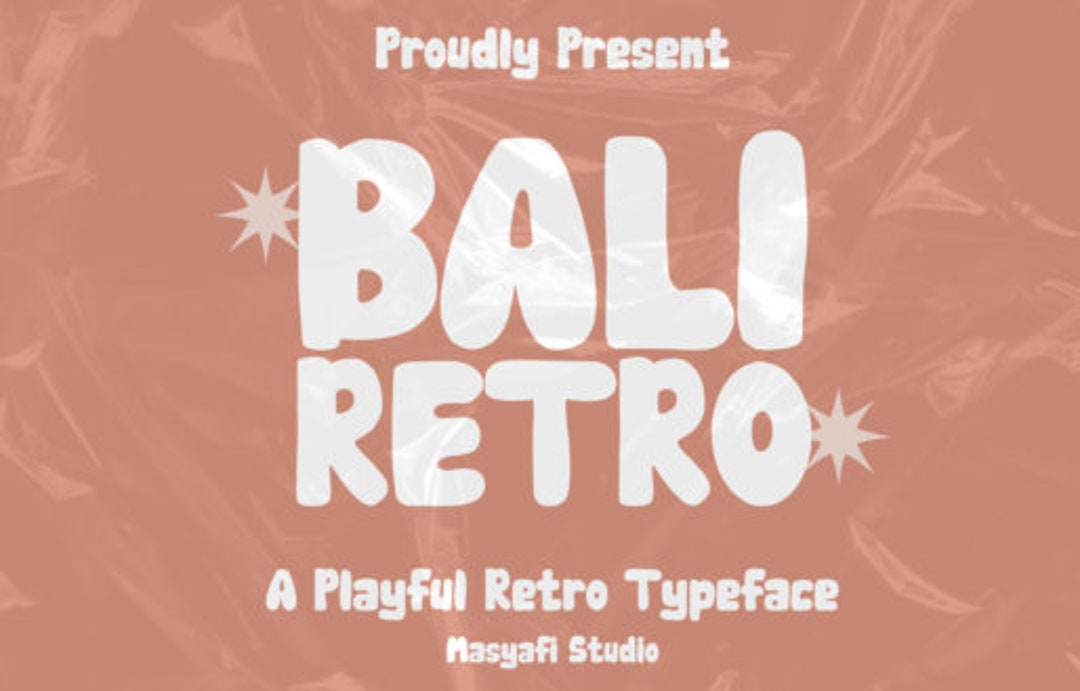 Bali Retro Font, Serif Font, Modern Font, Display Font, Calligraphy ...