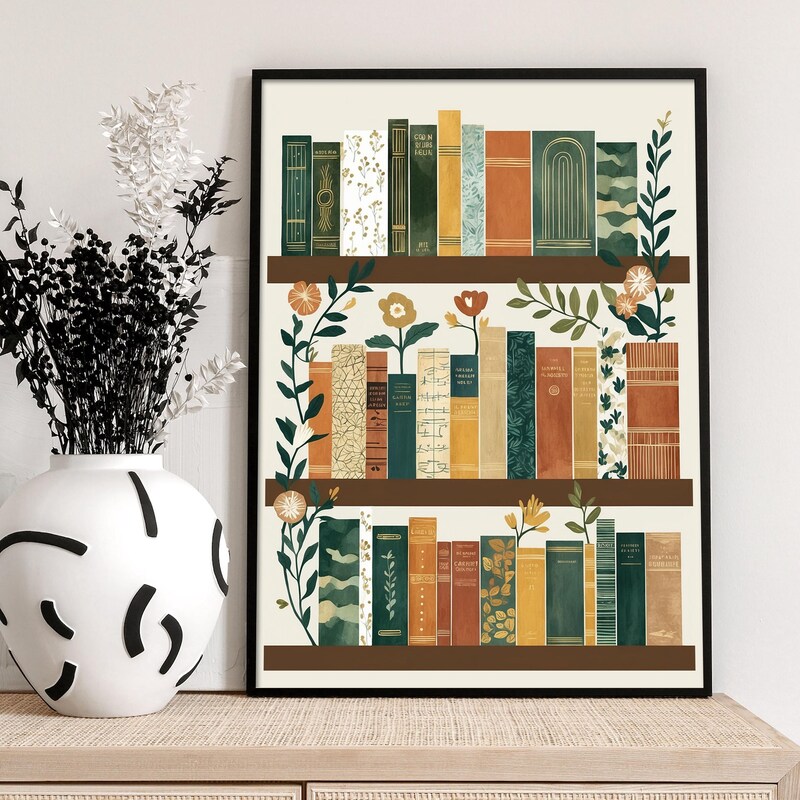 Vintage Library - Etsy