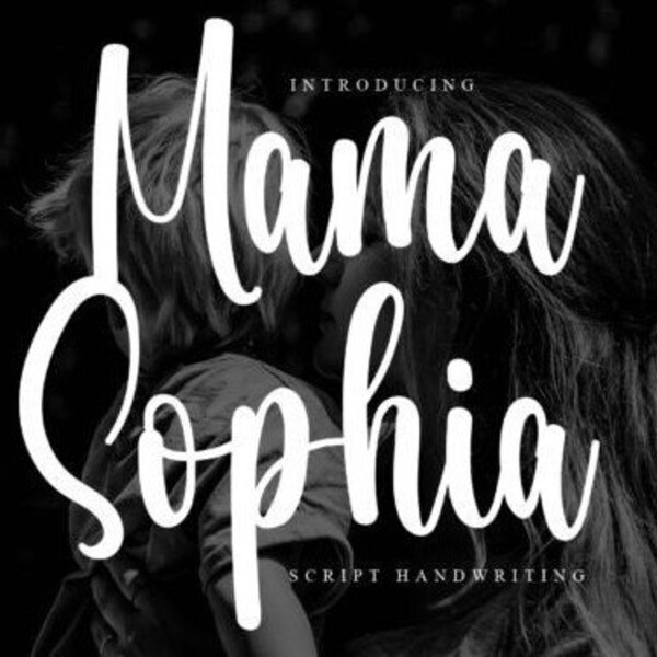 Sophia Font Cursive - Etsy