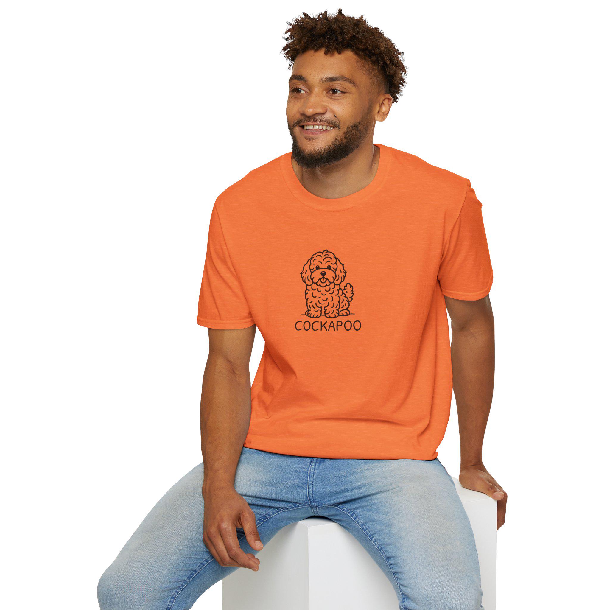 Ultimate Adorable Cockapoo Line Art Design T-shirt for Proud Dog Lovers ...