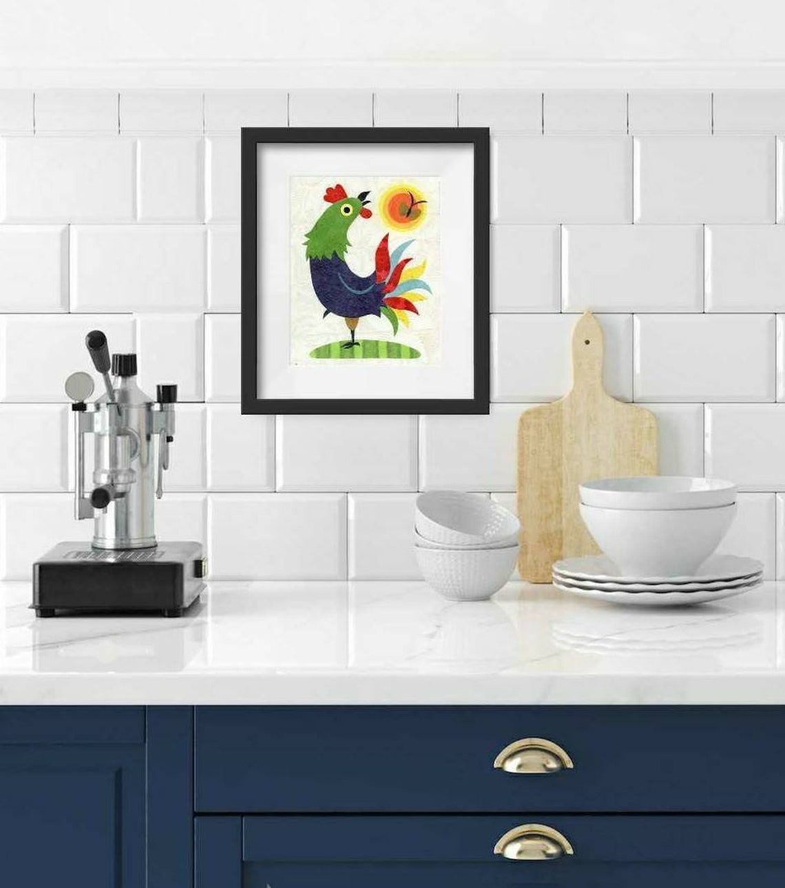 Happy Day Rooster Print - Etsy