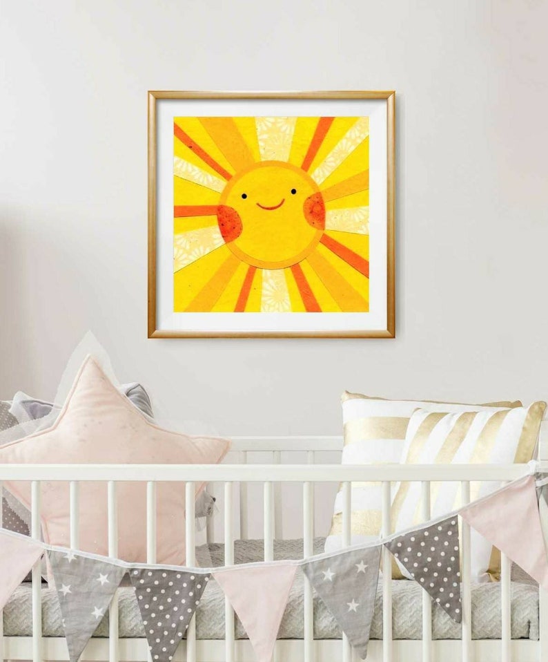 Sunny Sun Print | Etsy