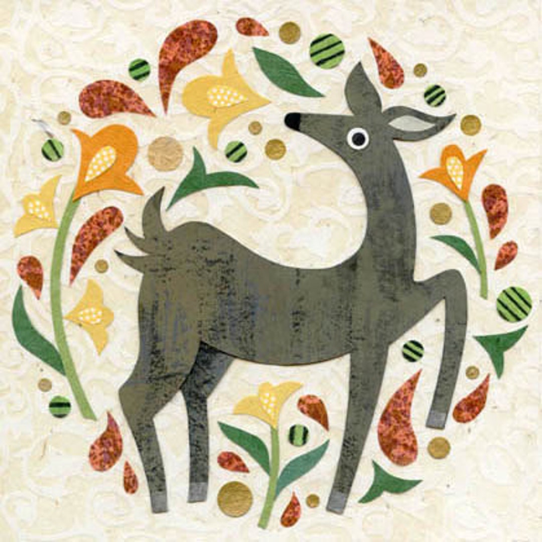 Deer in the Dawn Print - Etsy