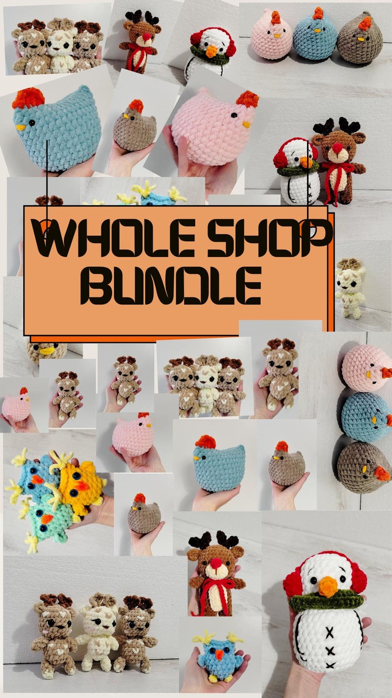 Whole Shop Bundle and New Crochet Patterns Updates, Instant Download - Etsy