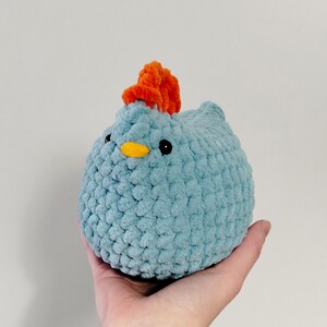 Chubby Chicken Crochet Pattern PDF, Digital Crochet Pattern, Easy ...
