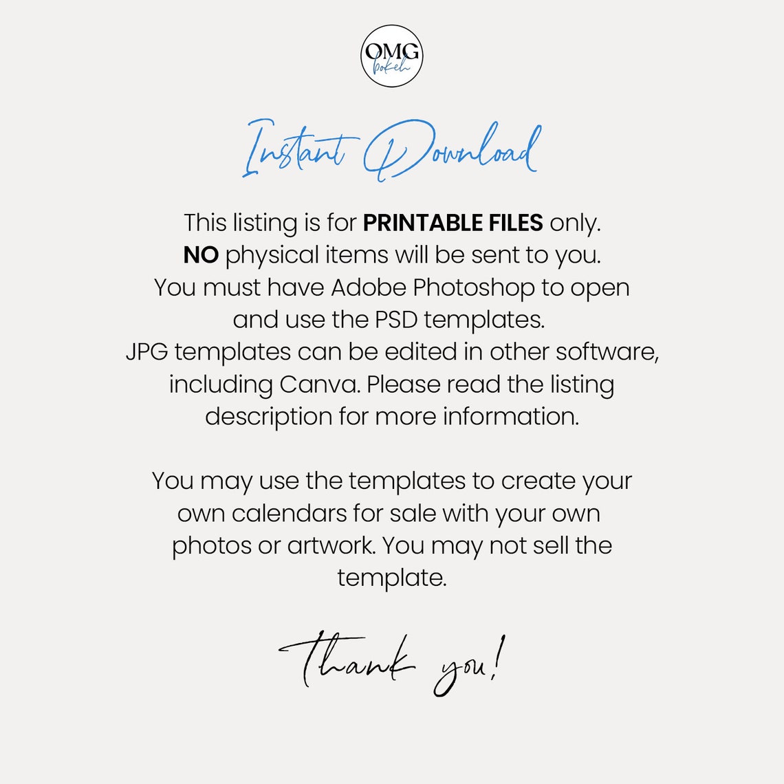2025 DIY Calendar Template | 12 5x7 Month Pages | 3 Cover Options | PSD ...