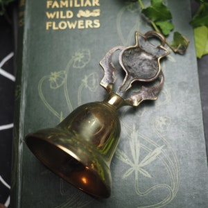 Scottish Thistle Brass Altar Bell Space Clearing, Cleansing Altar Item ...