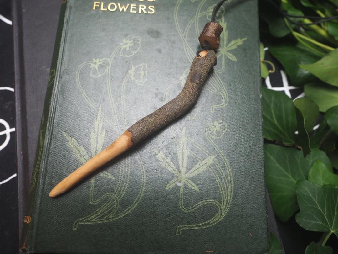 Rare Avalon Blackthorn Root Wood Wand Pendant: for Protection ...