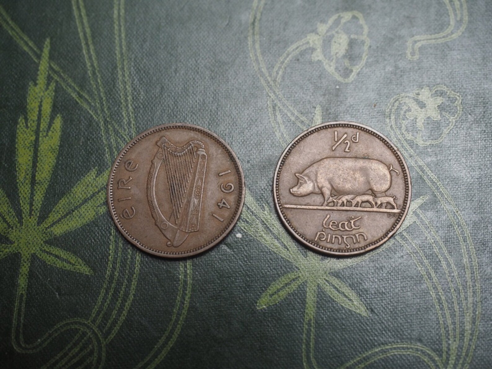 Irish 1/2d Leat Pingin - Pig/sow Coin: Folk Magic, Offerings ...