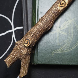 Rare English Spindle Wood Wand Spinning Magic for Pagans - Etsy