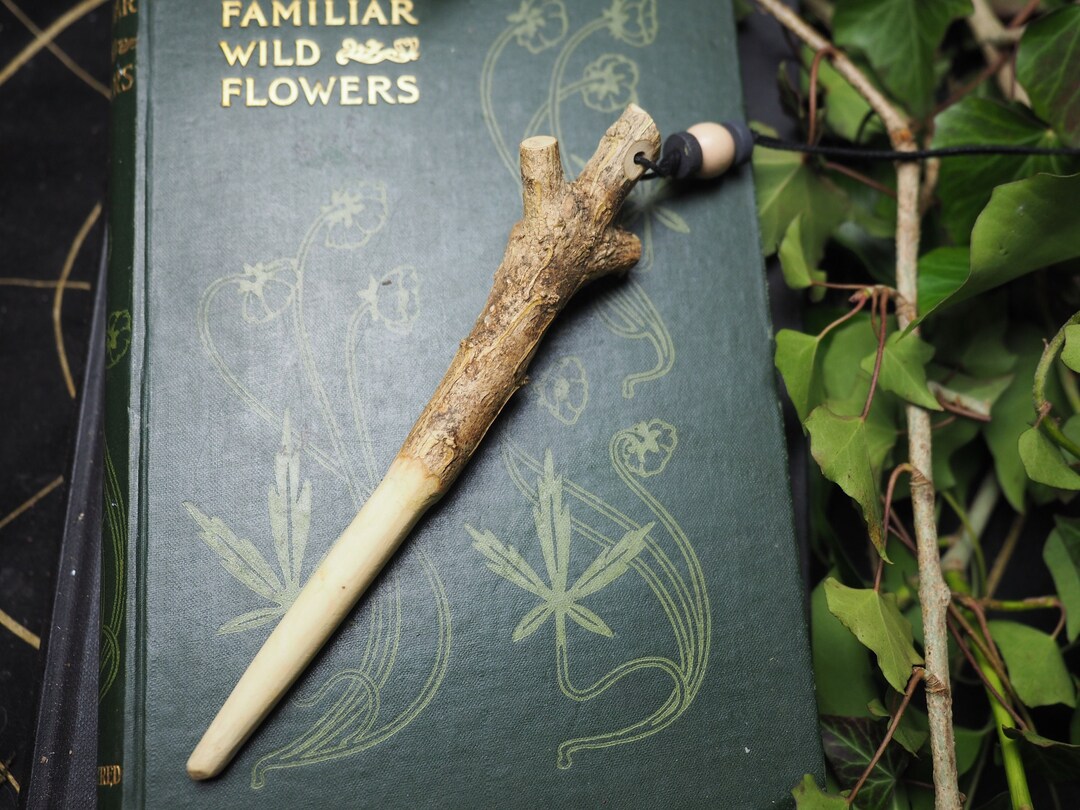 English Boxwood Wand Pendant: for Dream Magic and Witchcraft - Etsy