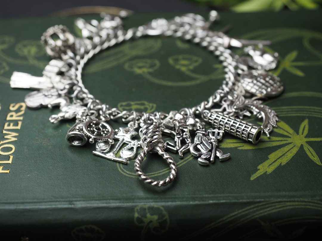 Tarot Charm Bracelet With Charms for the Major Arcana Happy - Etsy