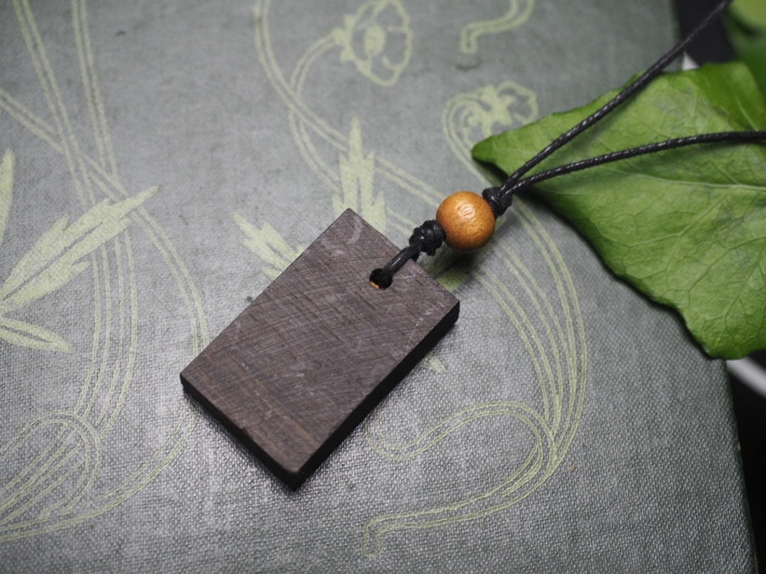 Ancient Irish Bog Oak Pendant Ancestral Work, Strength & Courage Pagan ...