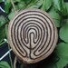 English Ash Wood Labyrinth Altar Piece Wicca, Witchcraft, Pagan ...