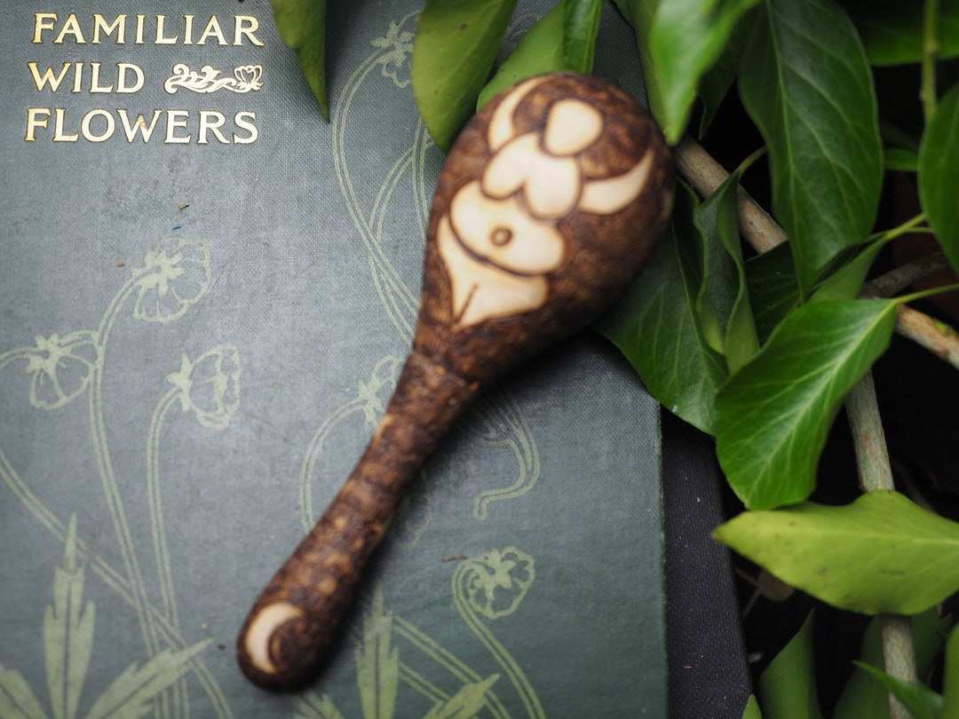 Mini Wooden Earth Mother Goddess Rattle Pagan, Wicca, Witchcraft ...