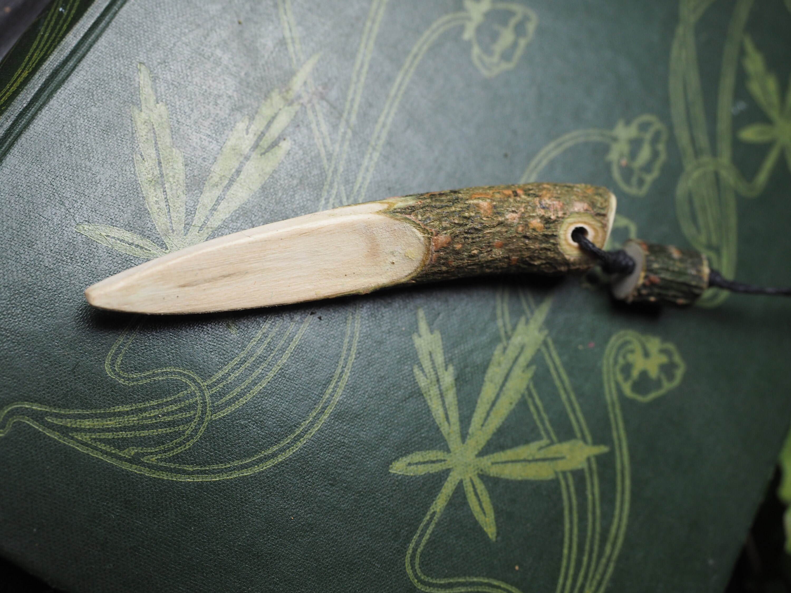 Cornish Holly Wood Athame Pendant Protection Pagan Wicca - Etsy