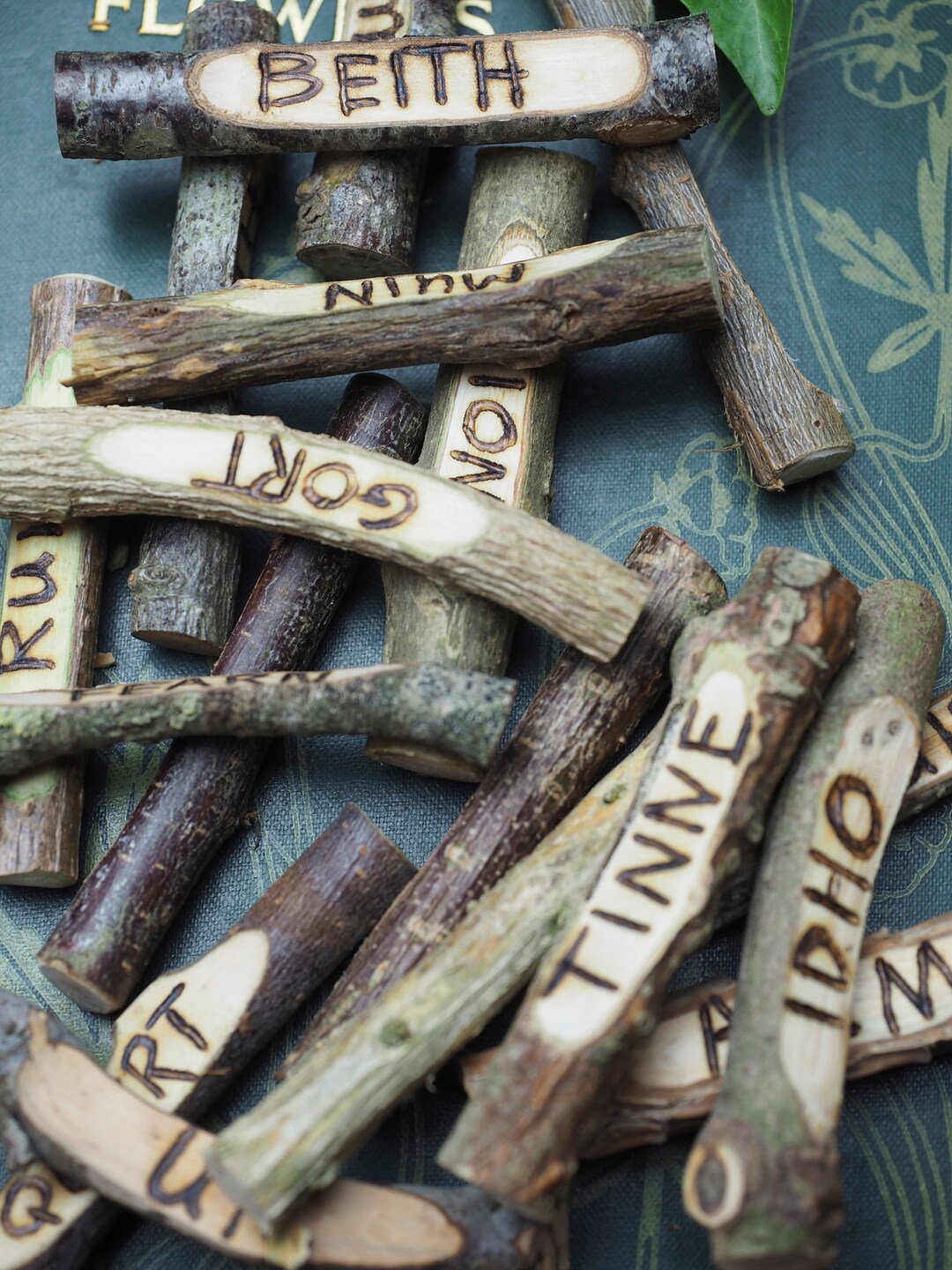 20 Celtic Tree Ogham Staves With Old Irish Ogham Names Made on ...