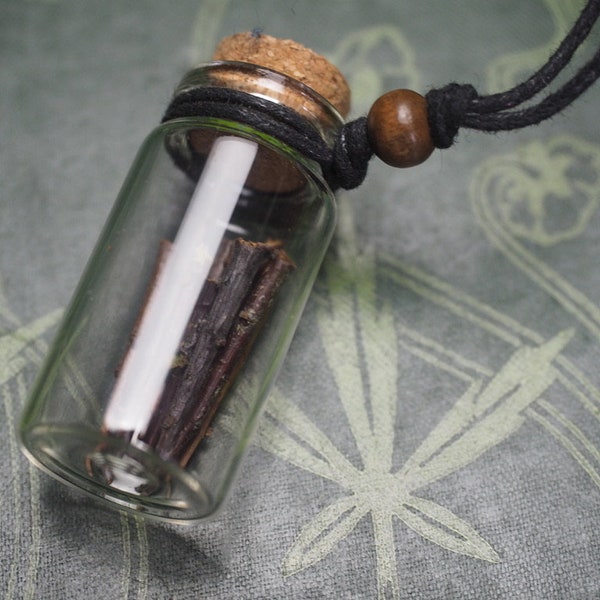 Glass Vial Pendant - Etsy