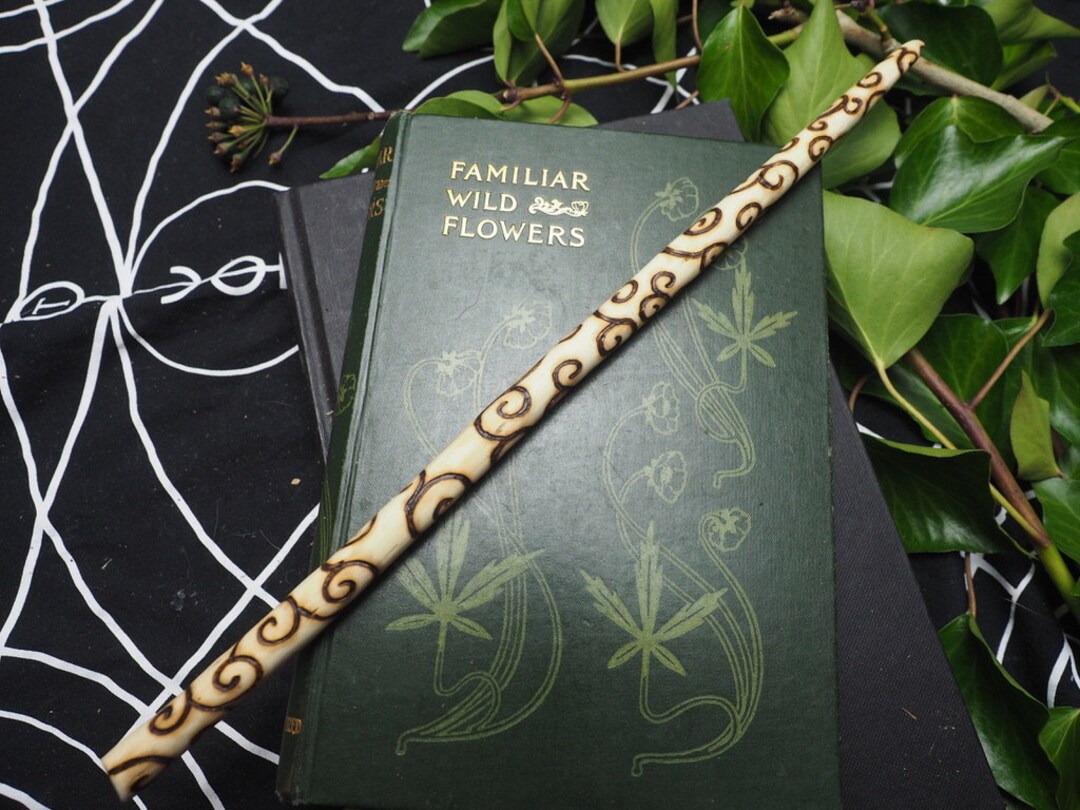 Rare Spindle Spiral Wand - Spinning Magic - for Pagans, Witches ...