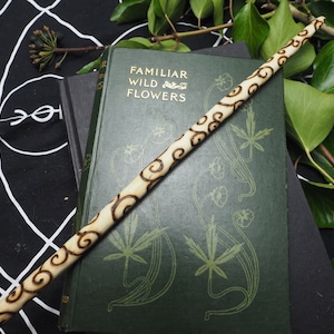 Rare Spindle Spiral Wand Spinning Magic for Pagans, Witches, Wiccans ...