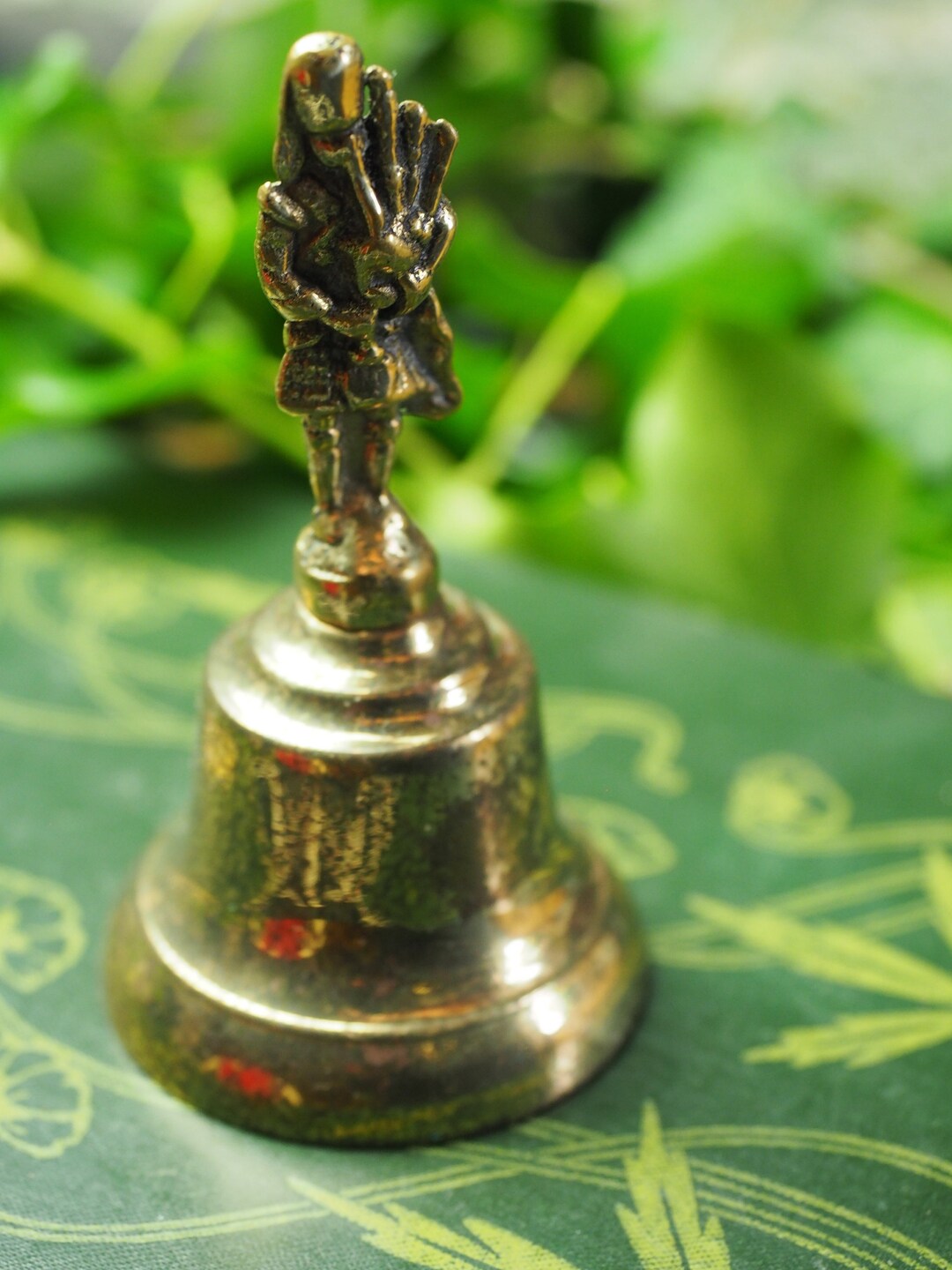 Scottish Bagpiper Brass Altar Bell Space Clearing Cleansing - Etsy