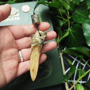 Cornish Oak Wood Athame Pendant Strength & Courage Pagan - Etsy