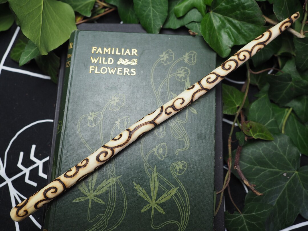 Rare Spindle Spiral Wand Spinning Magic for Pagans - Etsy