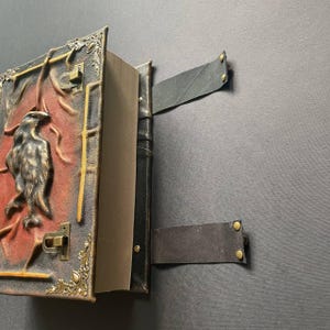 Grimoire of the Raven – Demonology Journal, A5 Leather Occult Book of ...