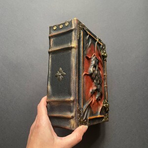 Grimoire of the Raven – Demonology Journal, A5 Leather Occult Book of ...