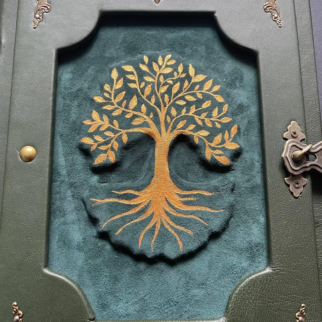 Ancestral Family Tree Book – Handmade Leather Journal for Genealogy ...