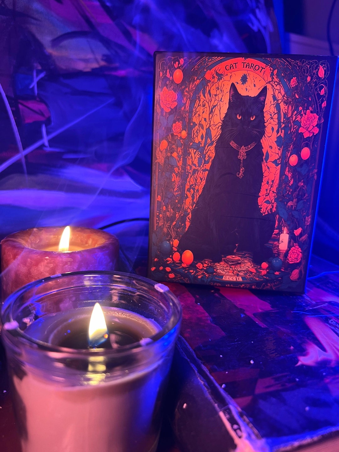 Cat Tarot Deck, 78 Cards, Spiritual Cats, Oracle of Cats, Tarot Deck ...