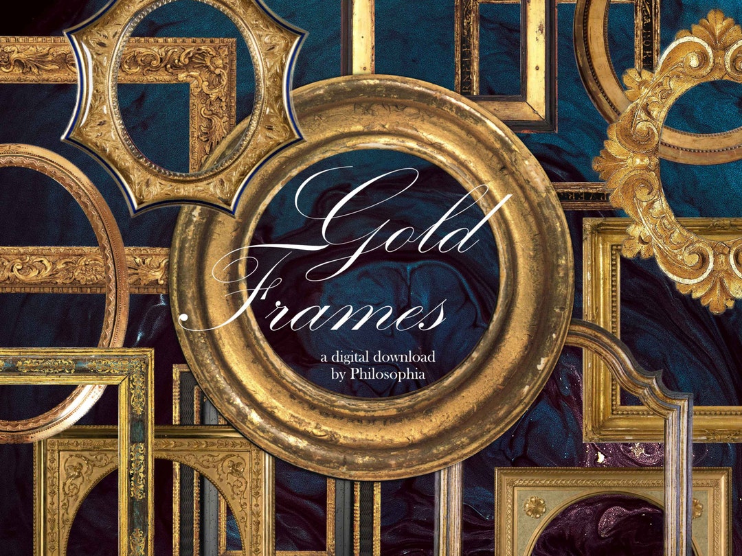 Antique Gold Frames - Collection of 17 - Digital Download by ...