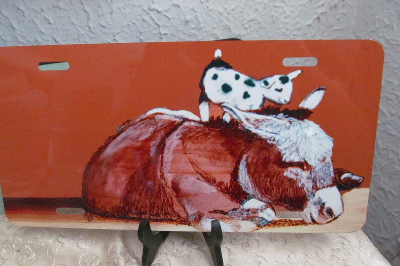 Donkey and Baby Goat License Plate - Etsy
