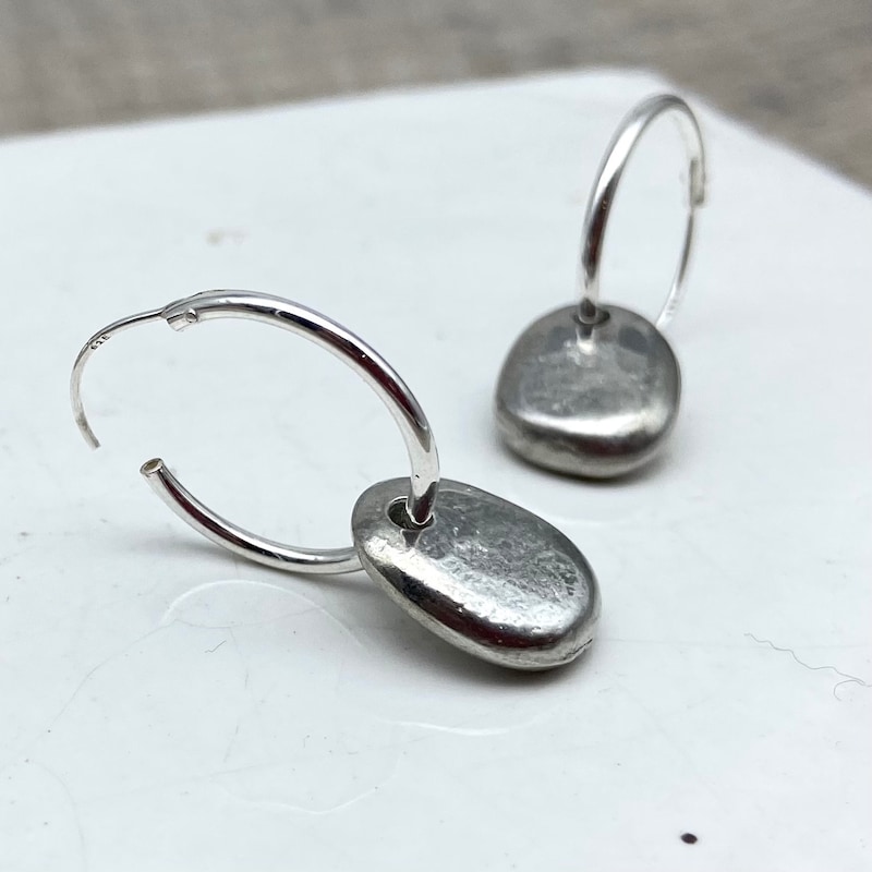 Pebble Earrings - Etsy