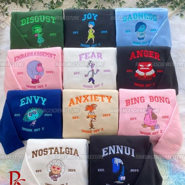 Inside Out Embroidery Sweatshirt - Etsy