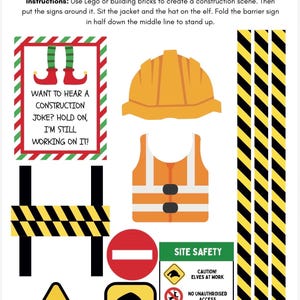 24 Days of Printable Elf Props | Elf Cut Outs | Elf Props | Printable ...