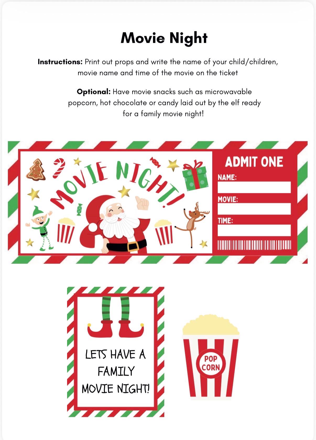 24 Days of Printable Elf Props | Elf Cut Outs | Elf Props | Printable ...