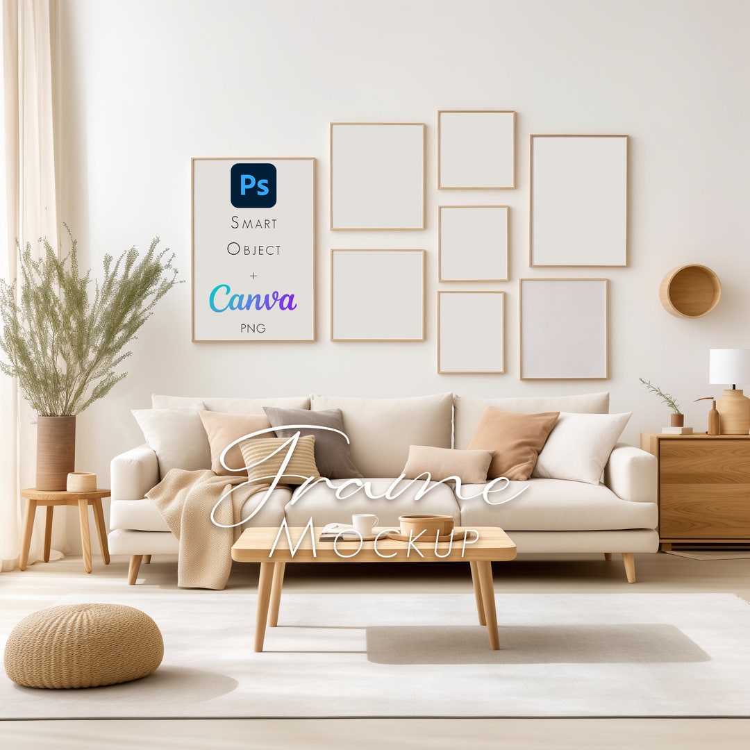 Room Mock Ups Mock Up Frames Gallery Wall Mockup Artwork Frame