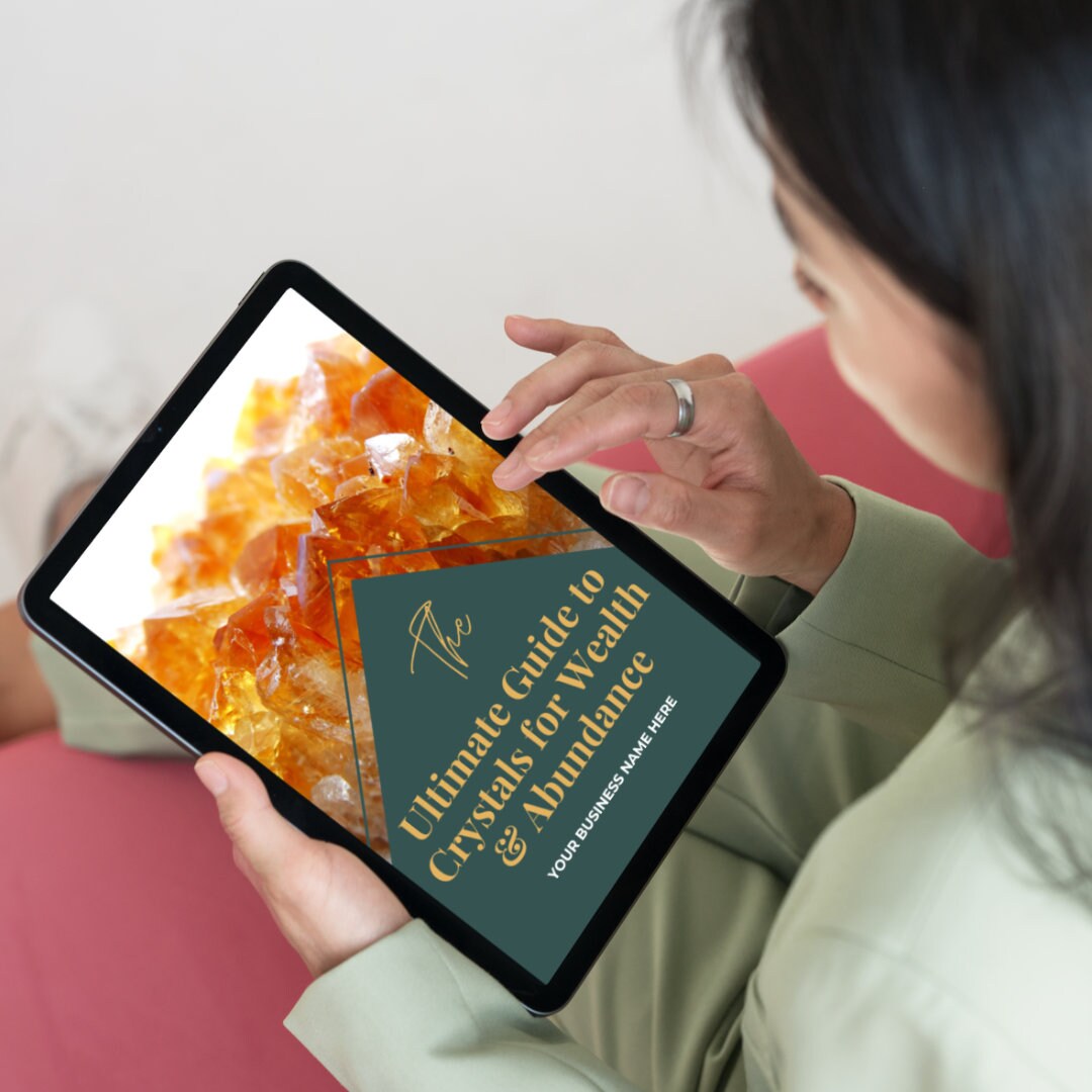 Ultimate Guide to Crystals for Wealth and Abundance Ebook Template ...