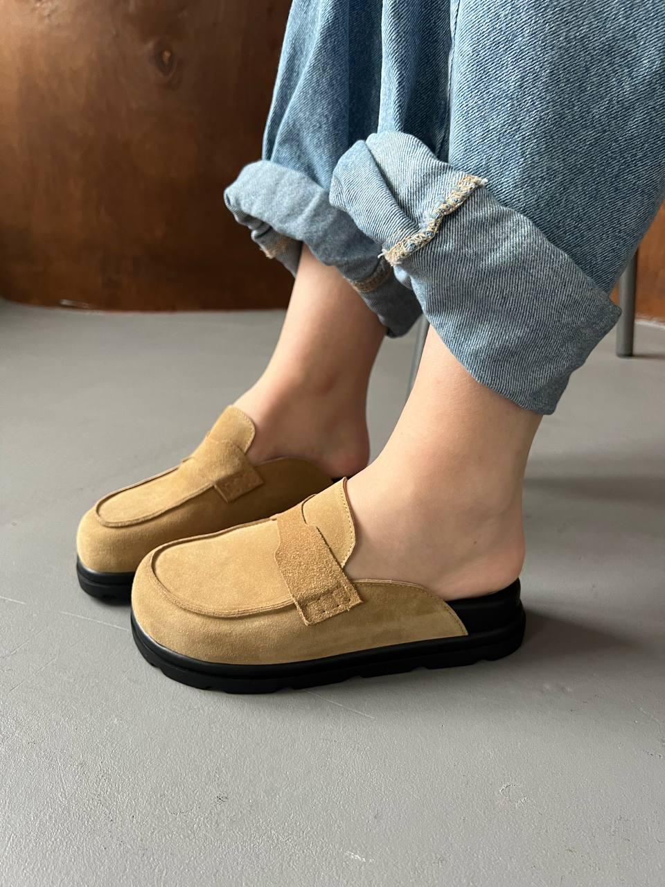 Beige Suede Clogs: Anatomical Barefoot Orthopedic Shoes - Etsy