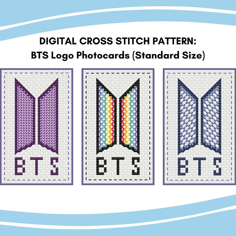 Cross Stitch Bts - Etsy