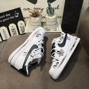 Custom Air Force 1 Custom Nike Shoes Custom Sneakers Graffiti Design ...