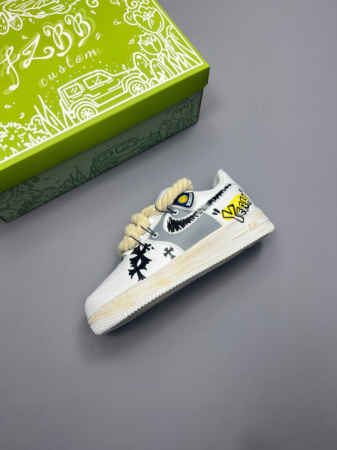 Custom Air Force 1 Custom Nike Shoes Custom Sneakers Graffiti Design ...