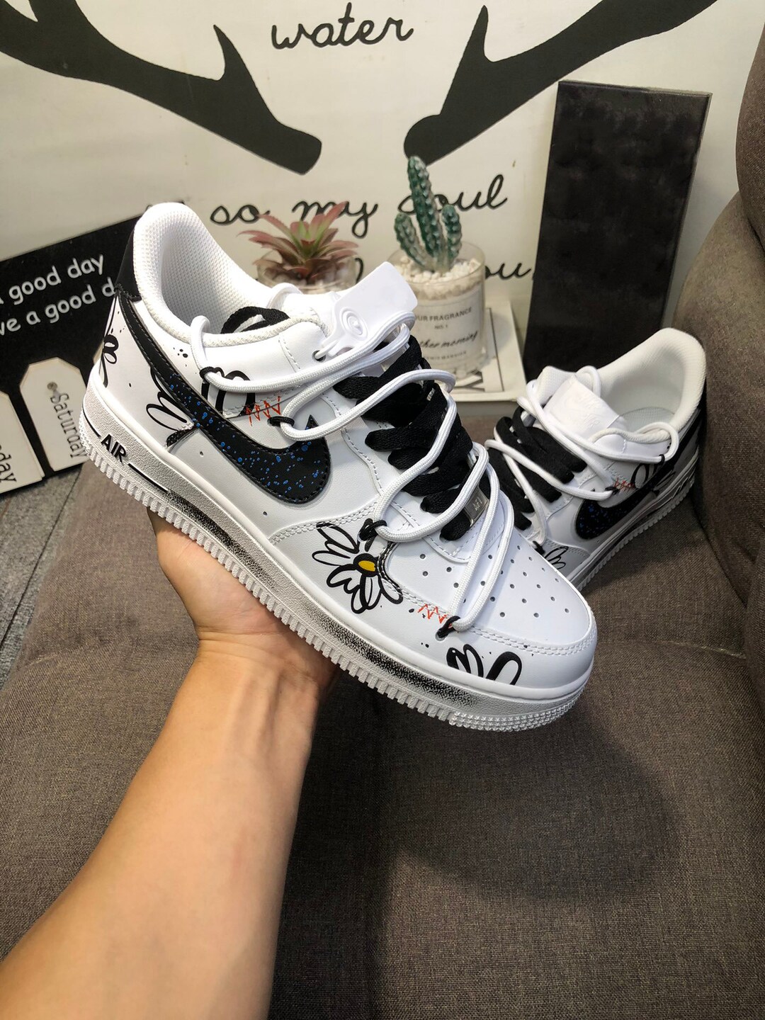 Custom Air Force 1 Custom Nike Shoes Custom Sneakers Graffiti Design ...