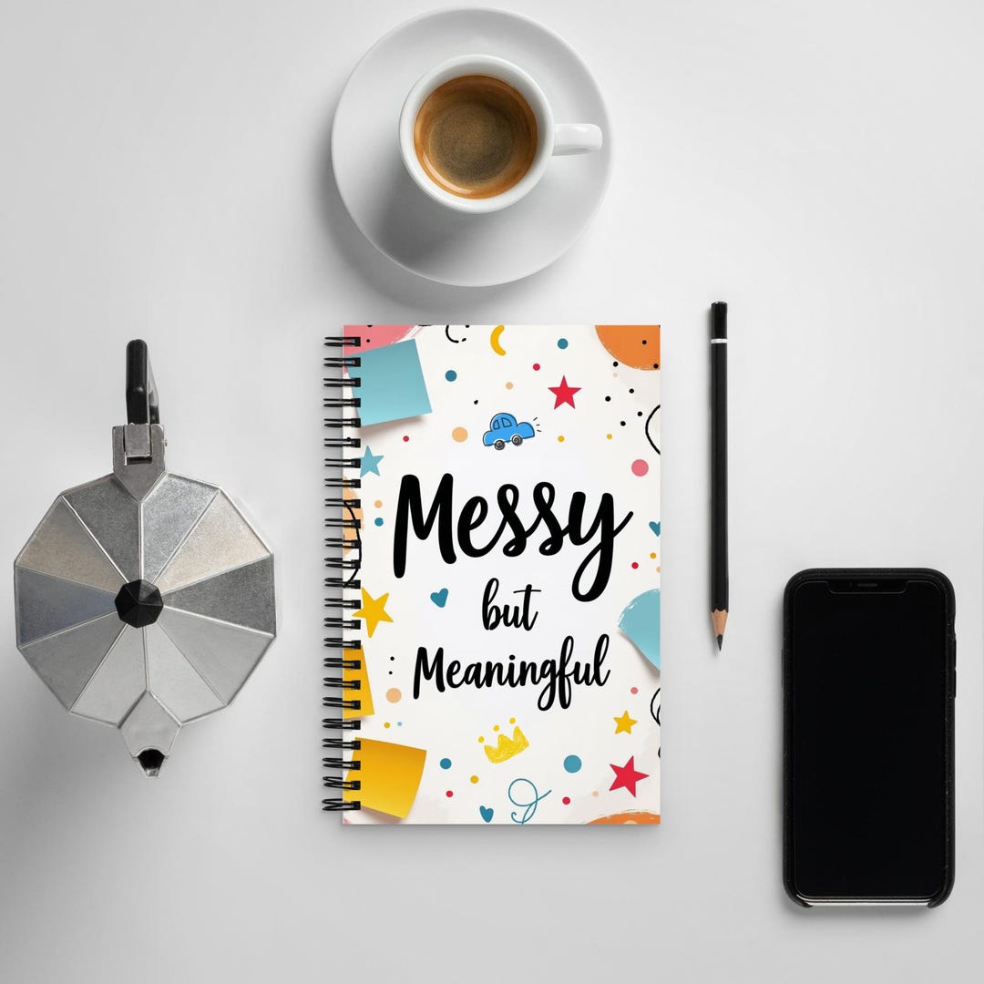 Messy but Meaningful – 5.5"x8.5" ADHD Brain Dump Notebook | Chaos ...