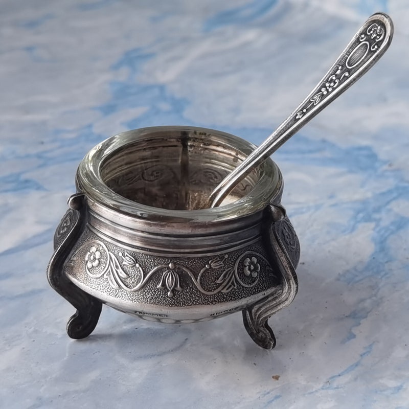 Vintage Salt Dish - Etsy