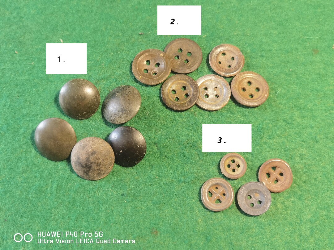 Vintage Russian Imperial Army Uniform Buttons – Brass & Bronze Set - Etsy